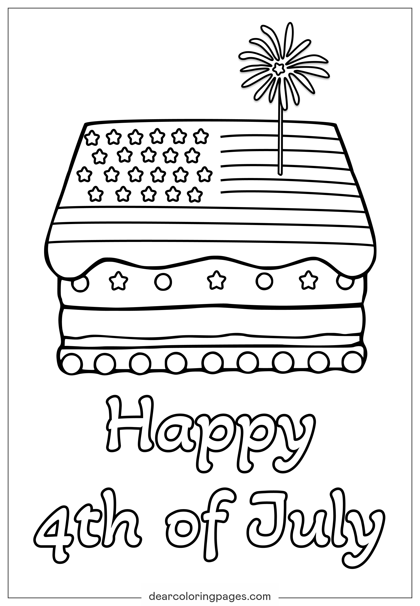 4th of July Coloring Pages - 21 Free Printable Coloring Pages