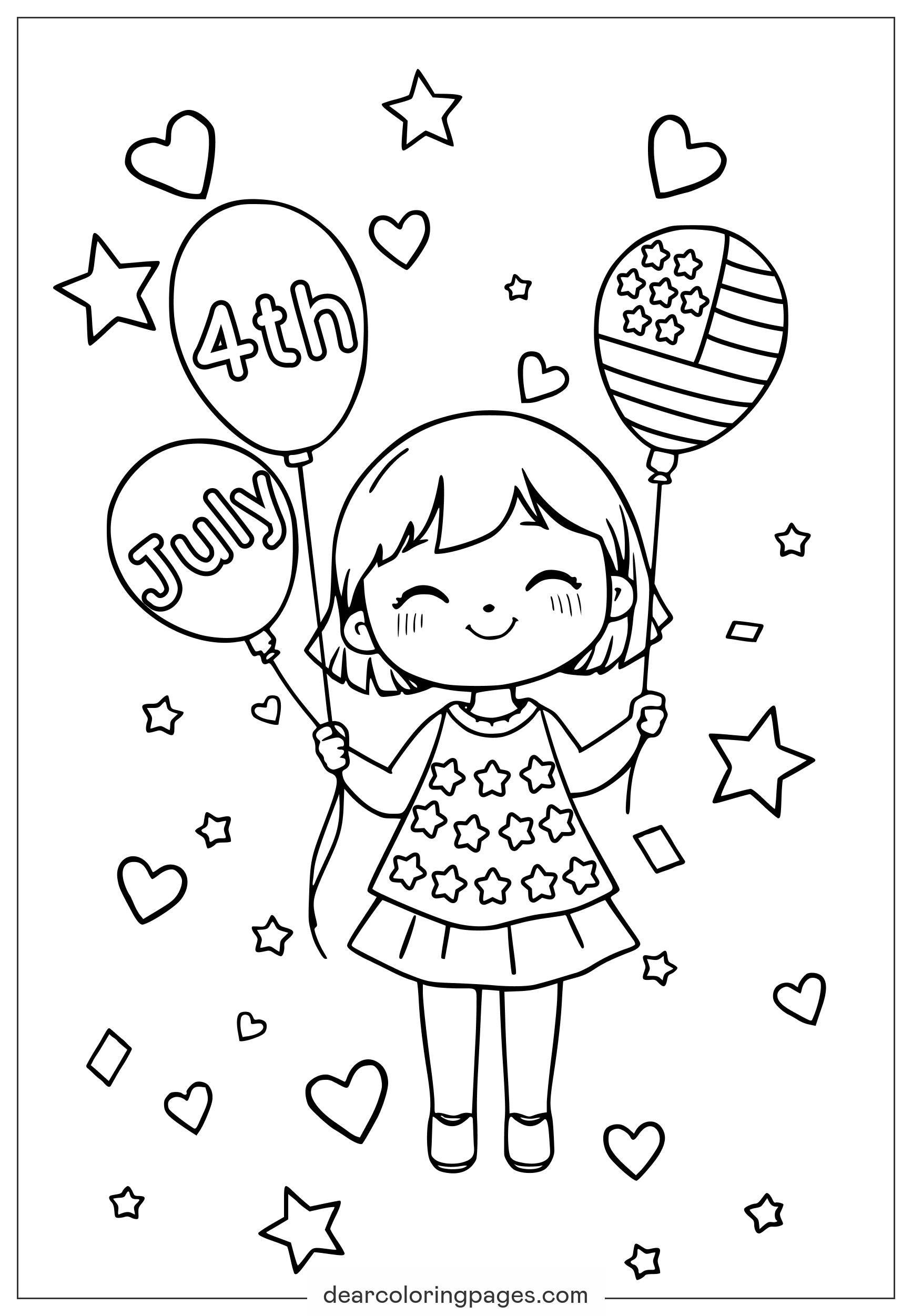 4th of July Coloring Pages - 21 Free Printable Coloring Pages