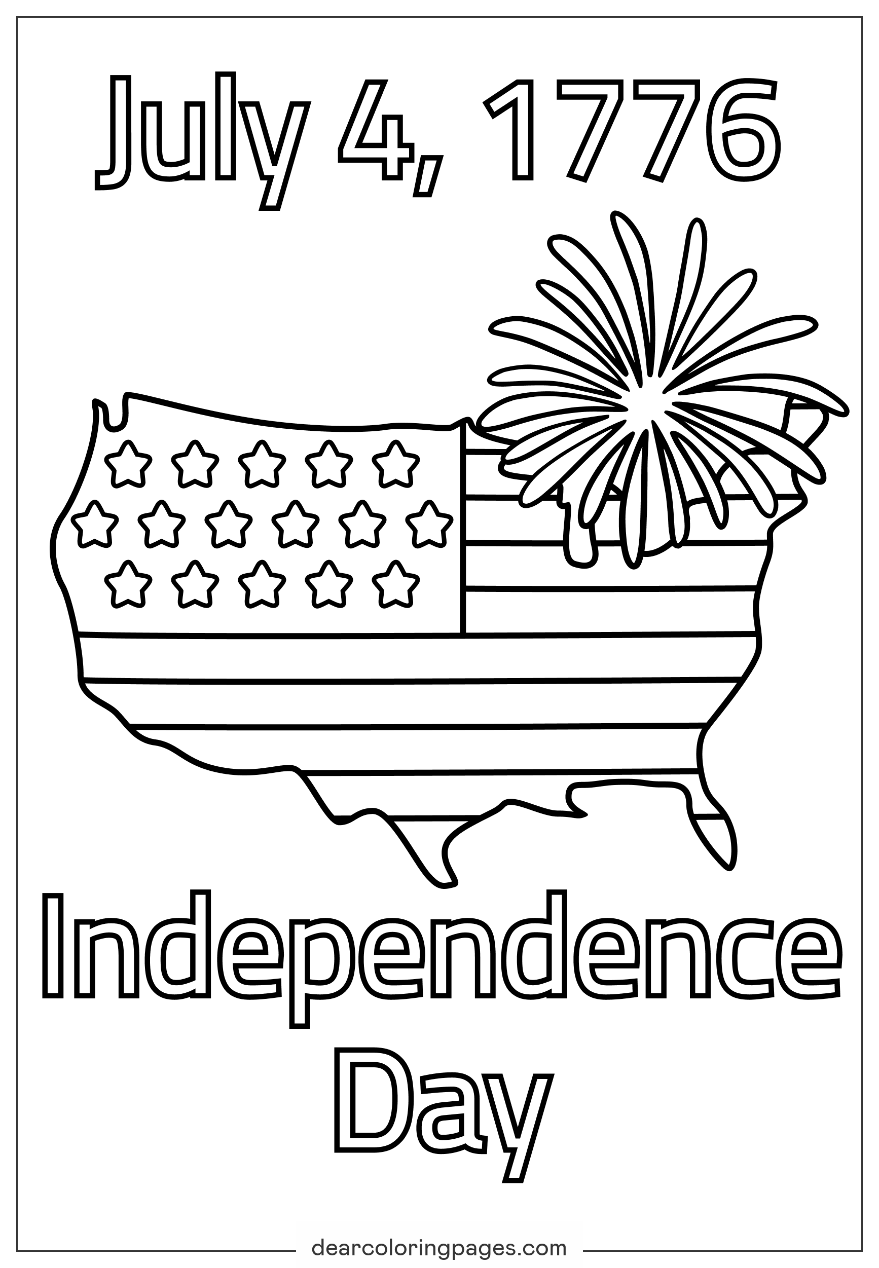 4th of July Coloring Pages - 21 Free Printable Coloring Pages