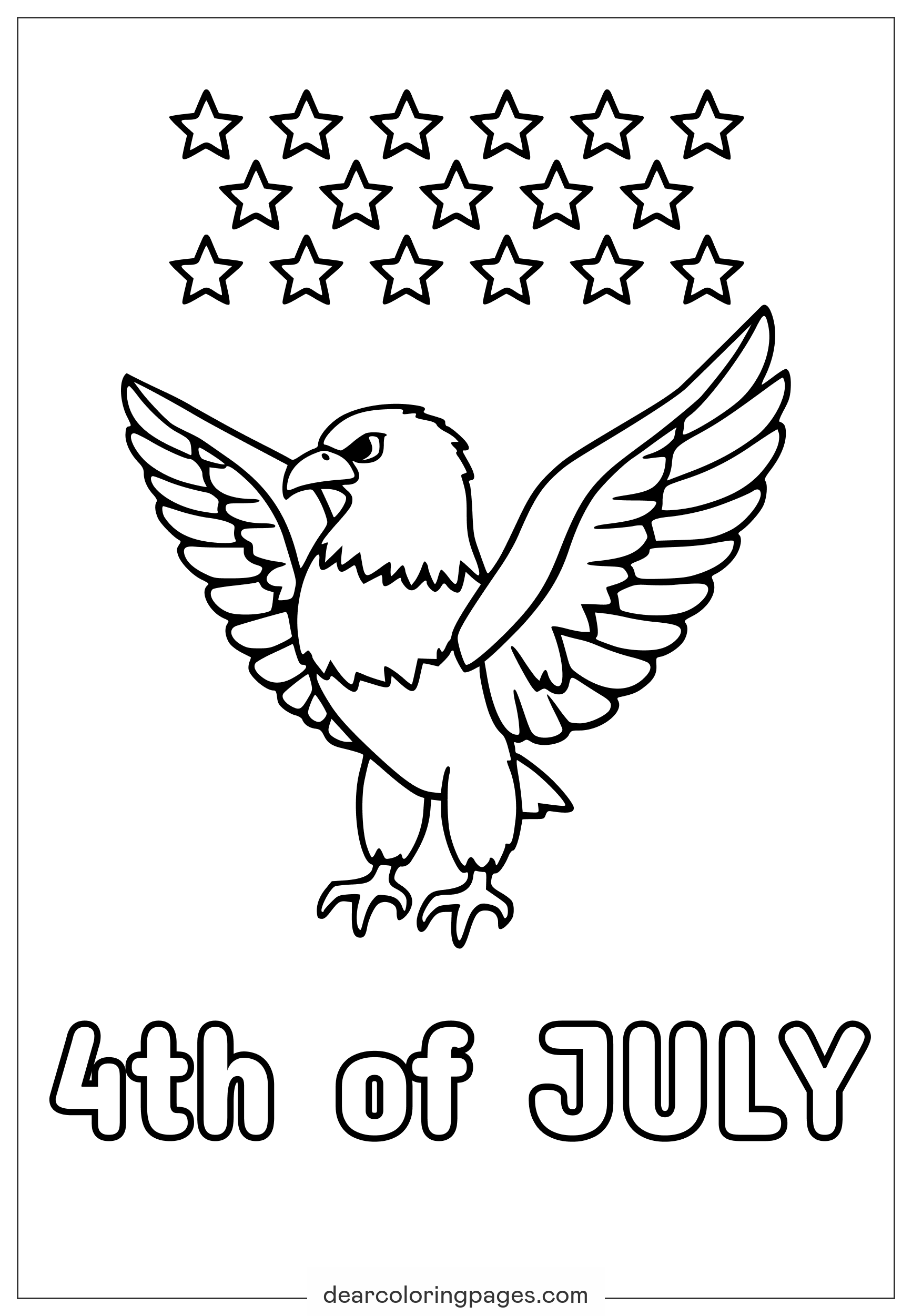 4th of July Coloring Pages - 21 Free Printable Coloring Pages