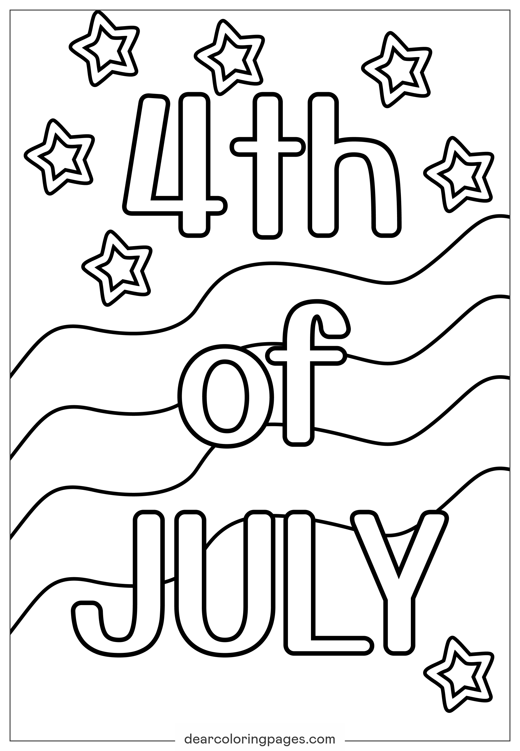 4th of July Coloring Pages - 21 Free Printable Coloring Pages