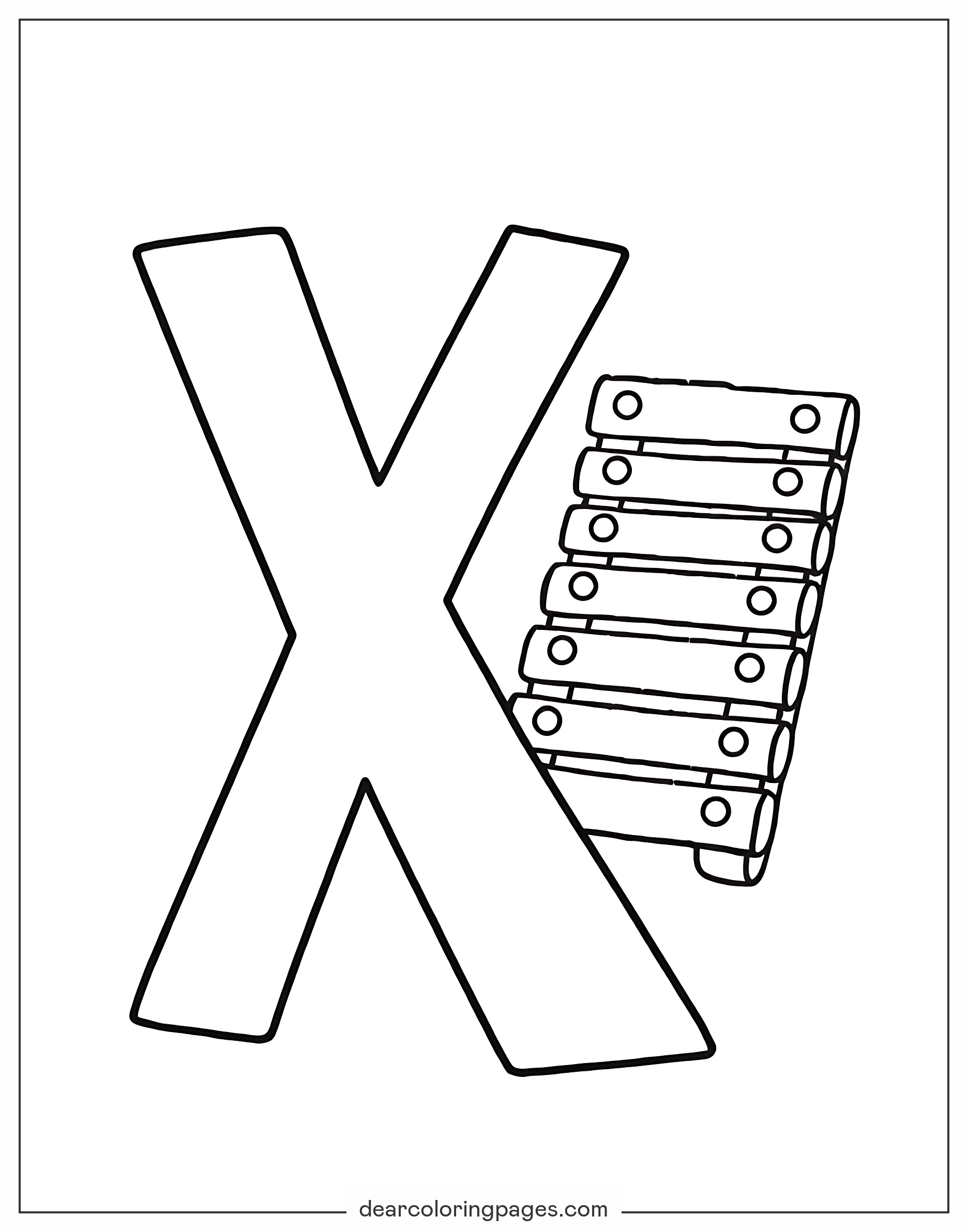 Alphabet Letter X Coloring Pages 2025 Alphabet Letter X Coloring Pages 2025