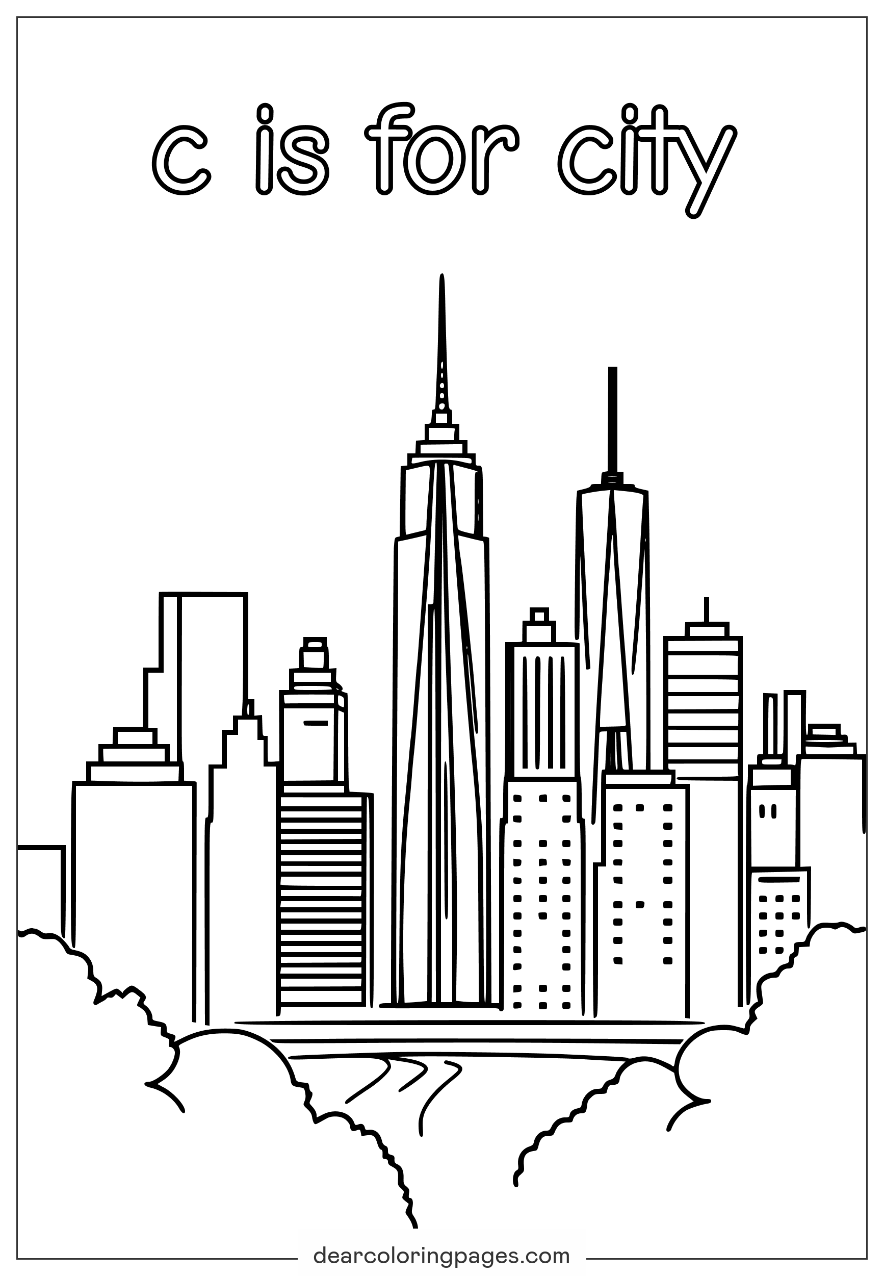 City Coloring Pages - 14 Free Printable Coloring Pages