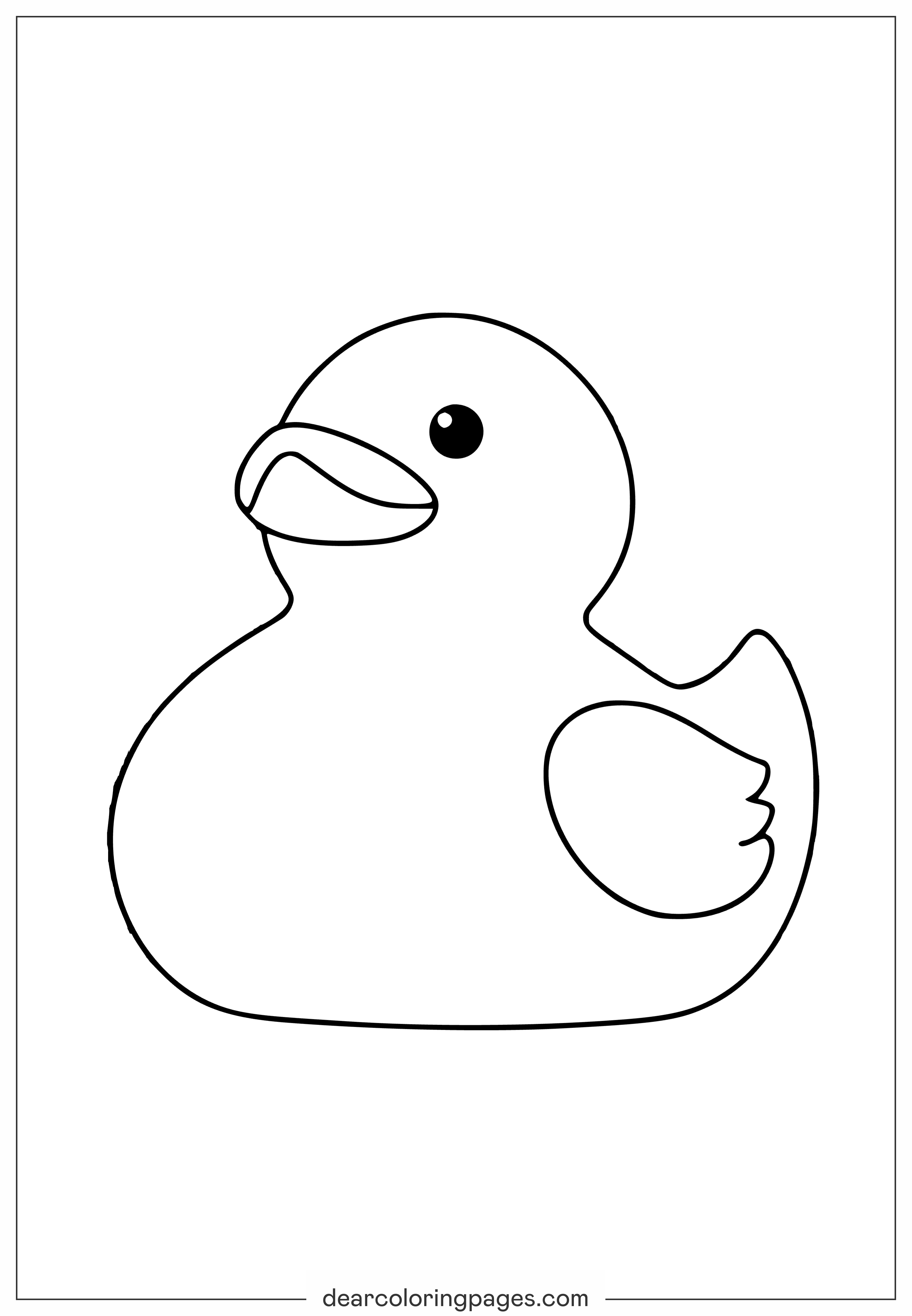 Dibujos para Colorear de Pato - 24 Diseños Gratuitos
