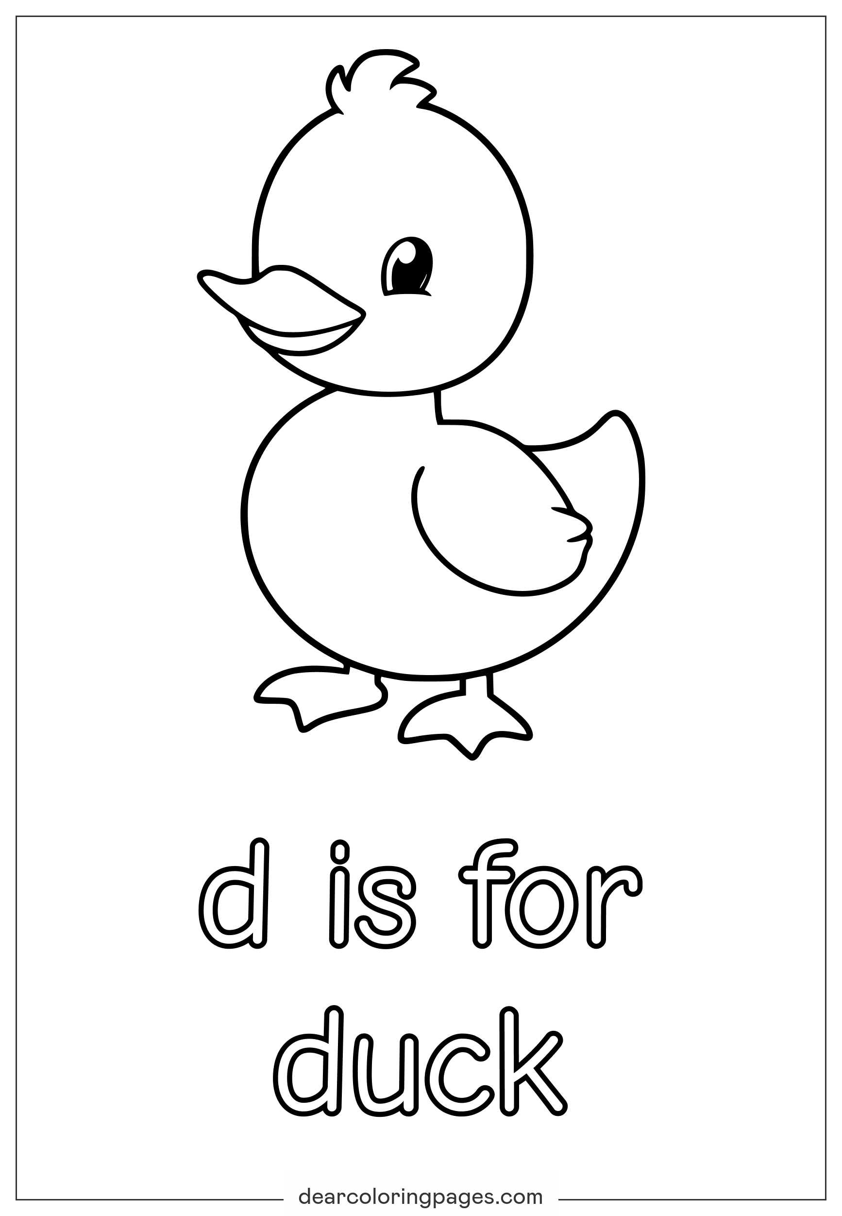 Duck Coloring Pages - 24 Free Printable Coloring Pages