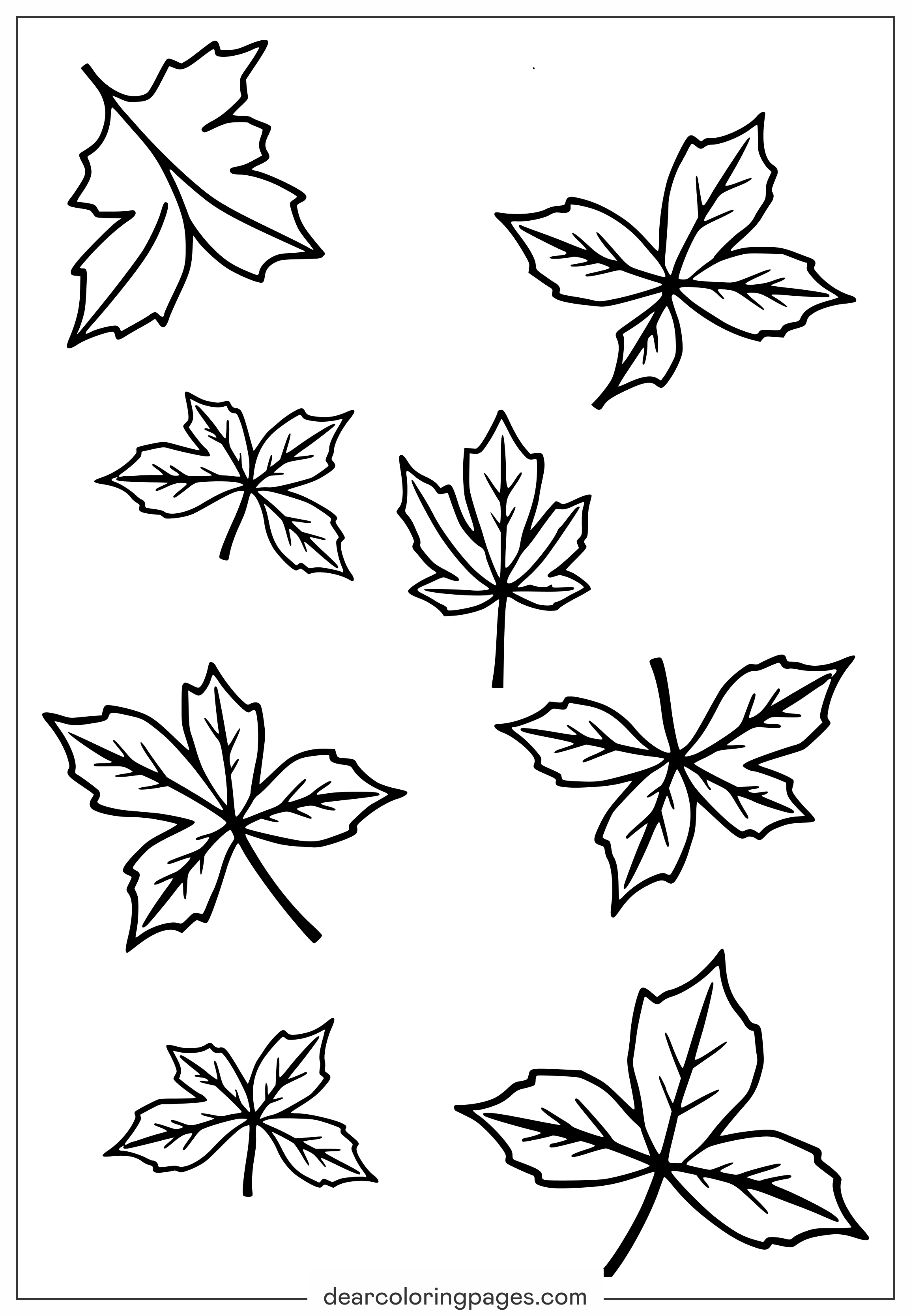 Dibujos para Colorear de Otoño - 33 Diseños Gratuitos