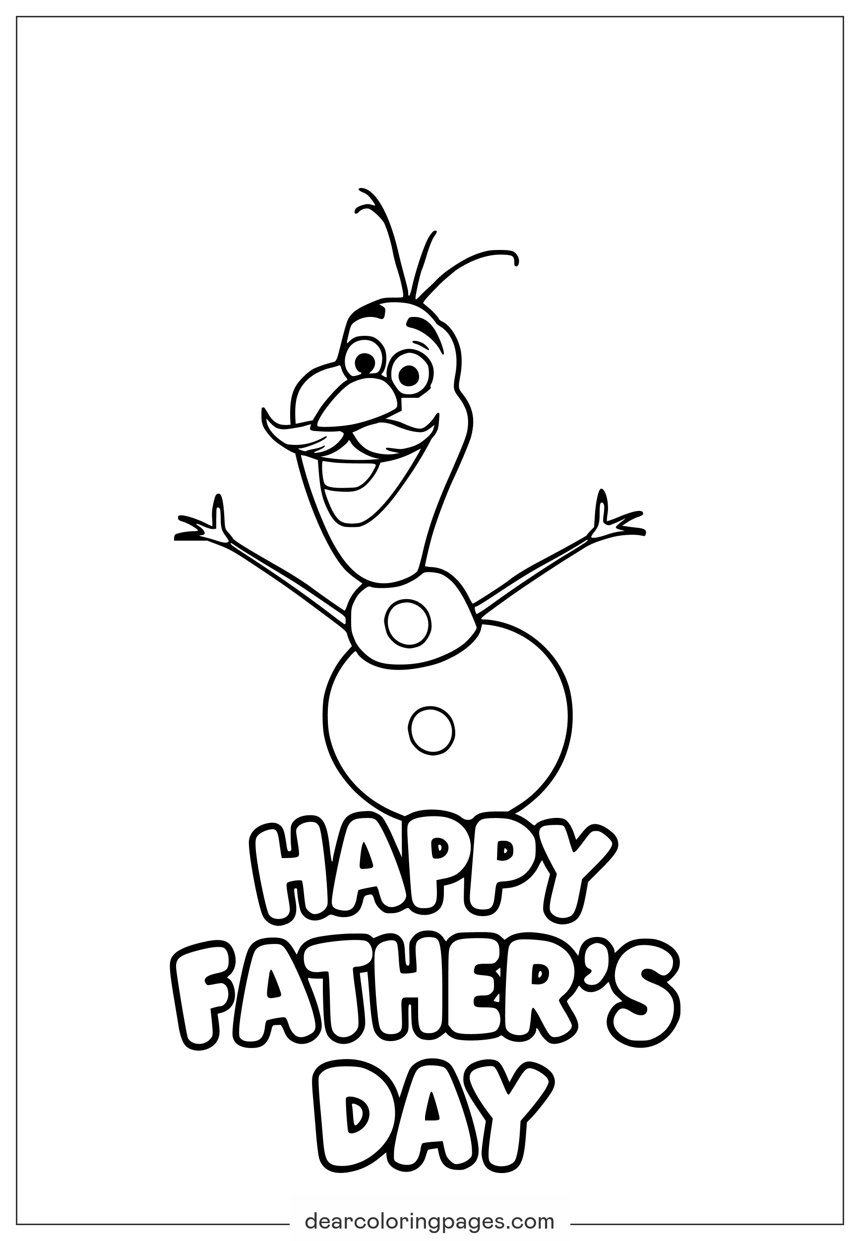 Olaf Coloring Pages - 15 Free Printable Coloring Pages