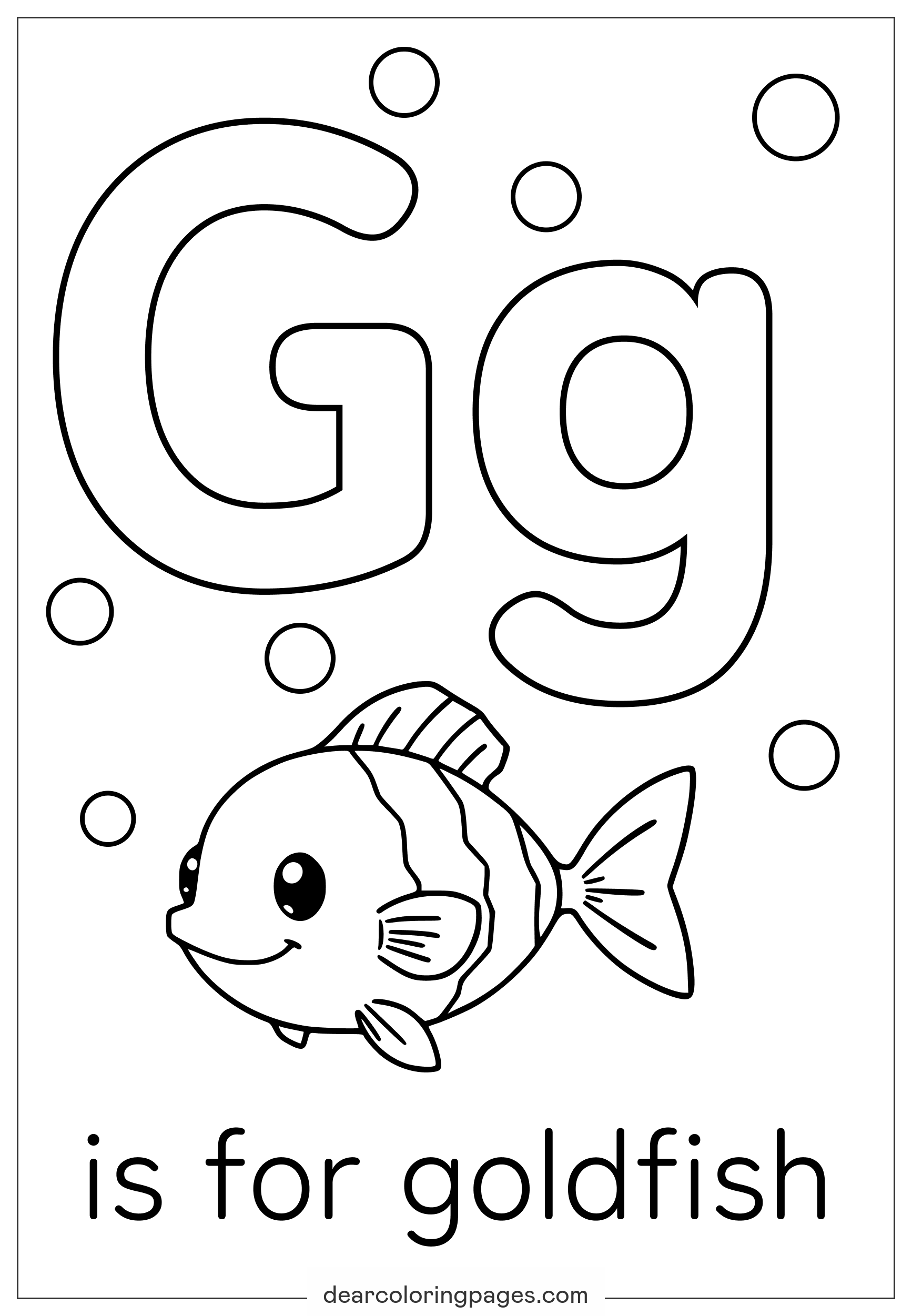 Letter G Coloring Pages - 13 Free Printable Coloring Pages