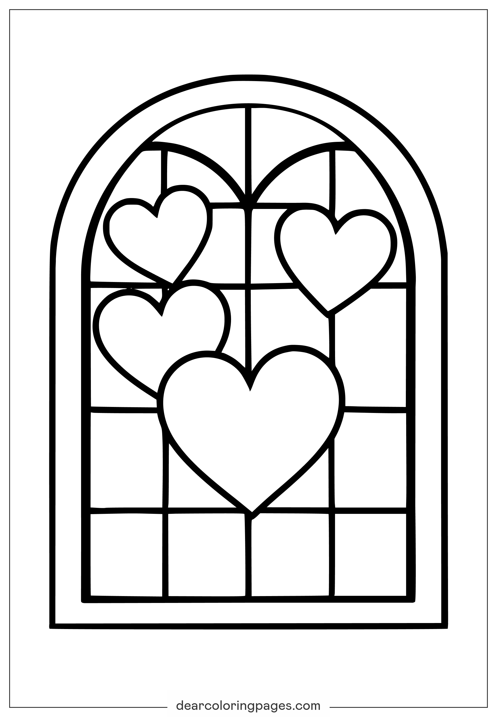 Desenhos para Colorir de Coração - Designs Gratuitos para Imprimir