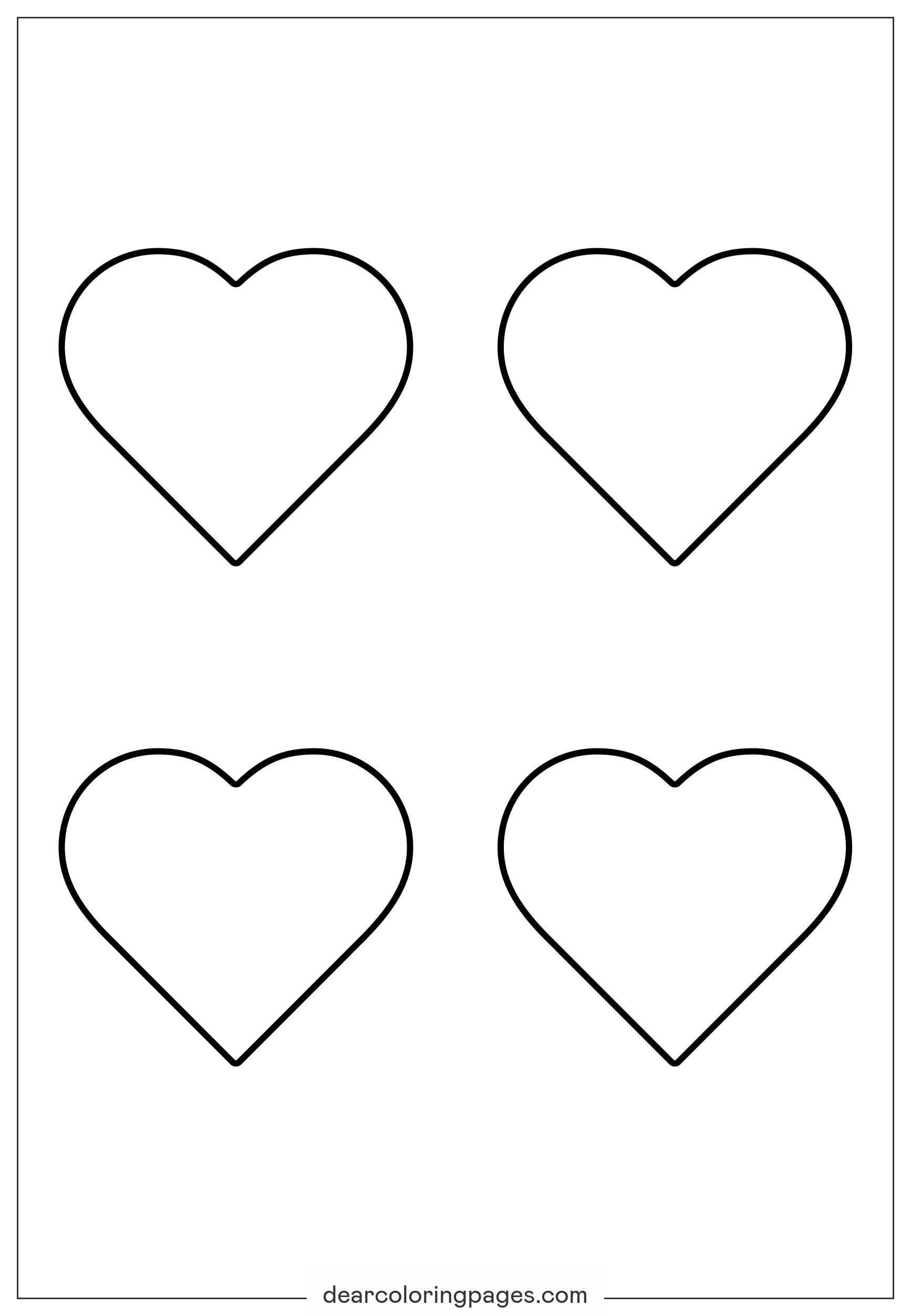 Heart Coloring Pages - 40 Free Printable Coloring Pages