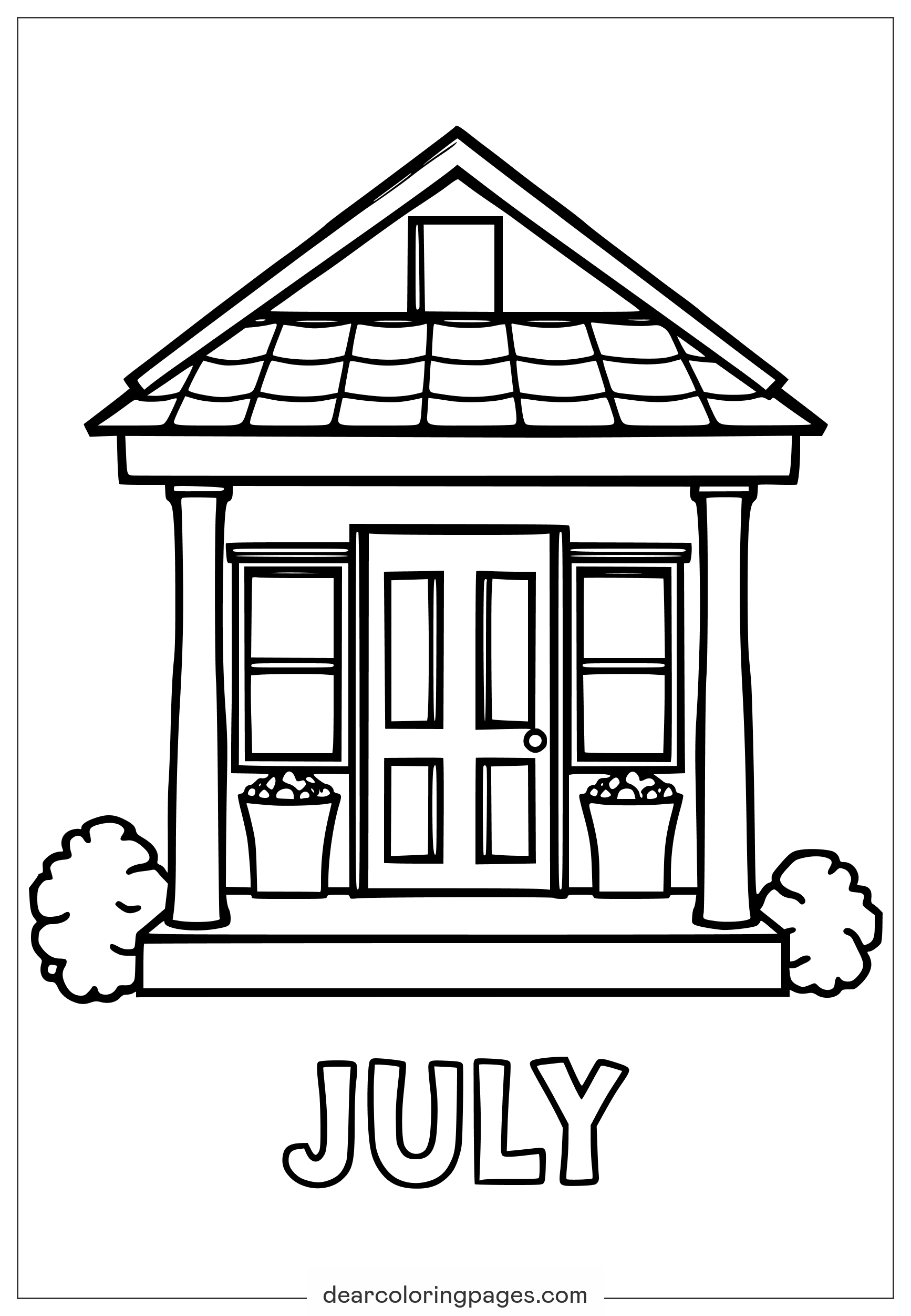 Juli Ausmalbilder - 16 Kostenlose druckbare Ausmalbilder