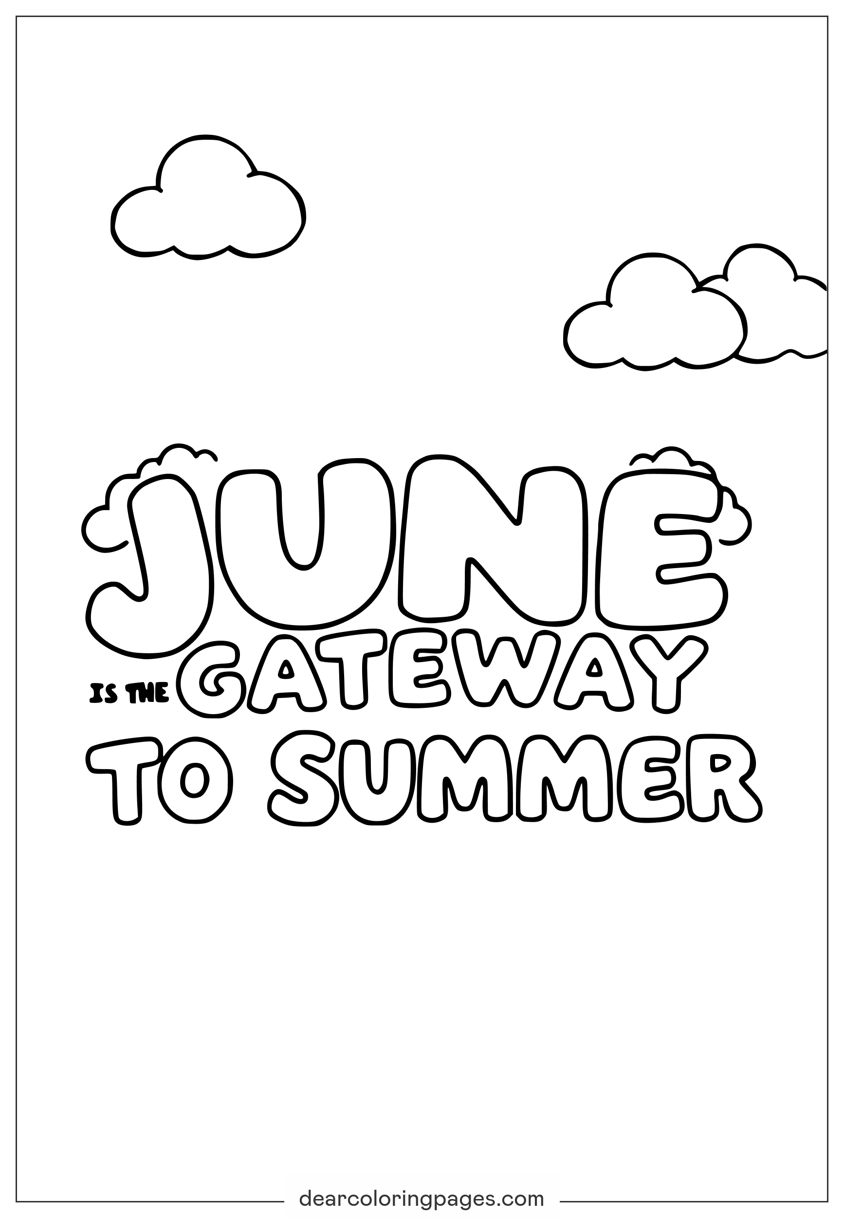 June Coloring Pages - 19 Free Printable Coloring Pages