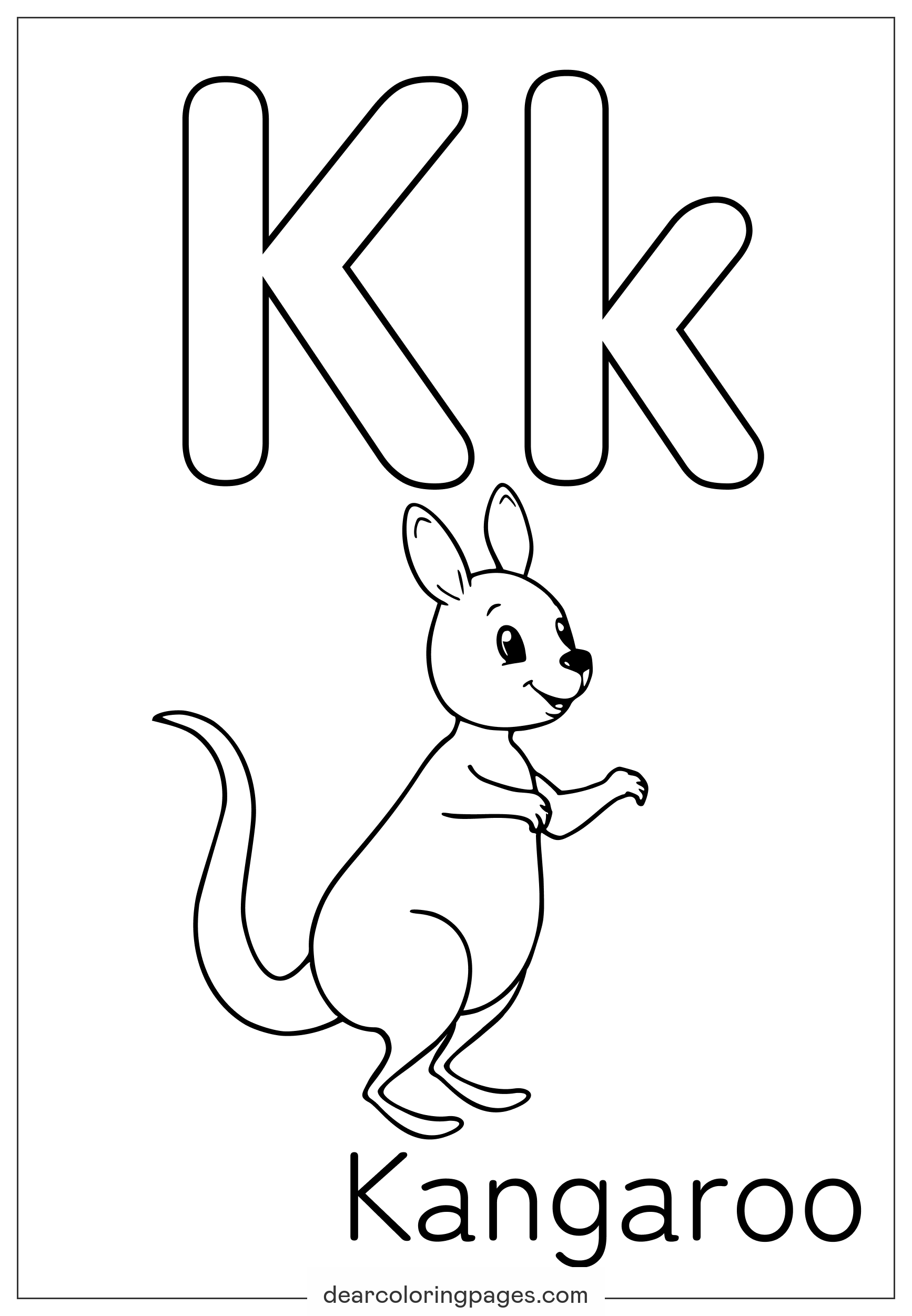 Letter K Coloring Pages - 13 Free Printable Coloring Pages