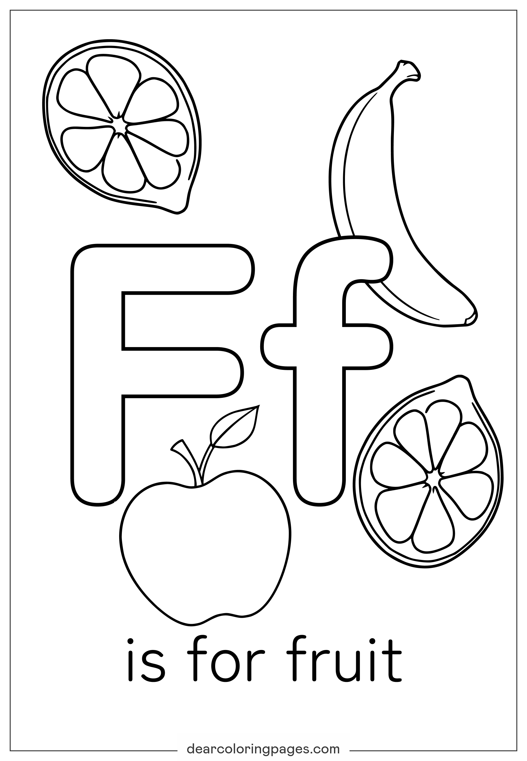 Obst Ausmalbilder - 18 Kostenlose druckbare Ausmalbilder