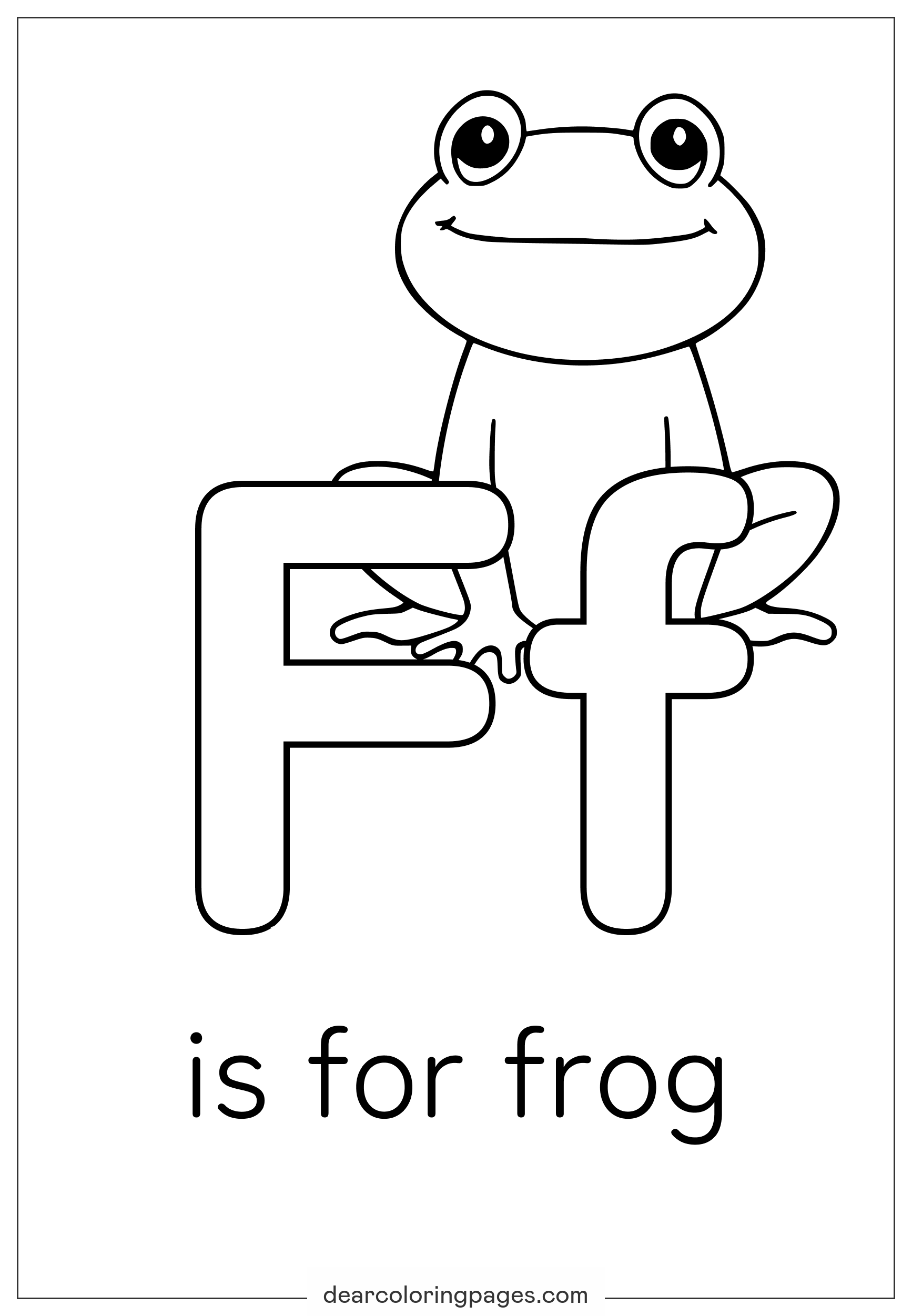 Letter F Coloring Pages - 13 Free Printable Coloring Pages