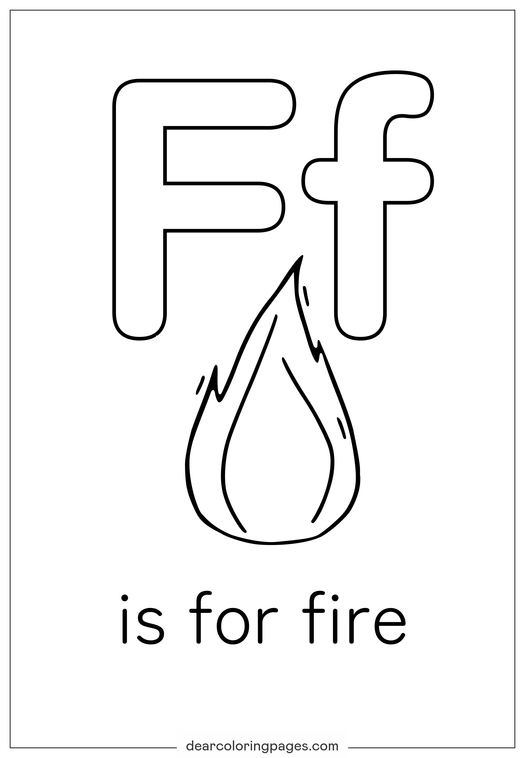 Letter F Coloring Pages - 13 Free Printable Coloring Pages