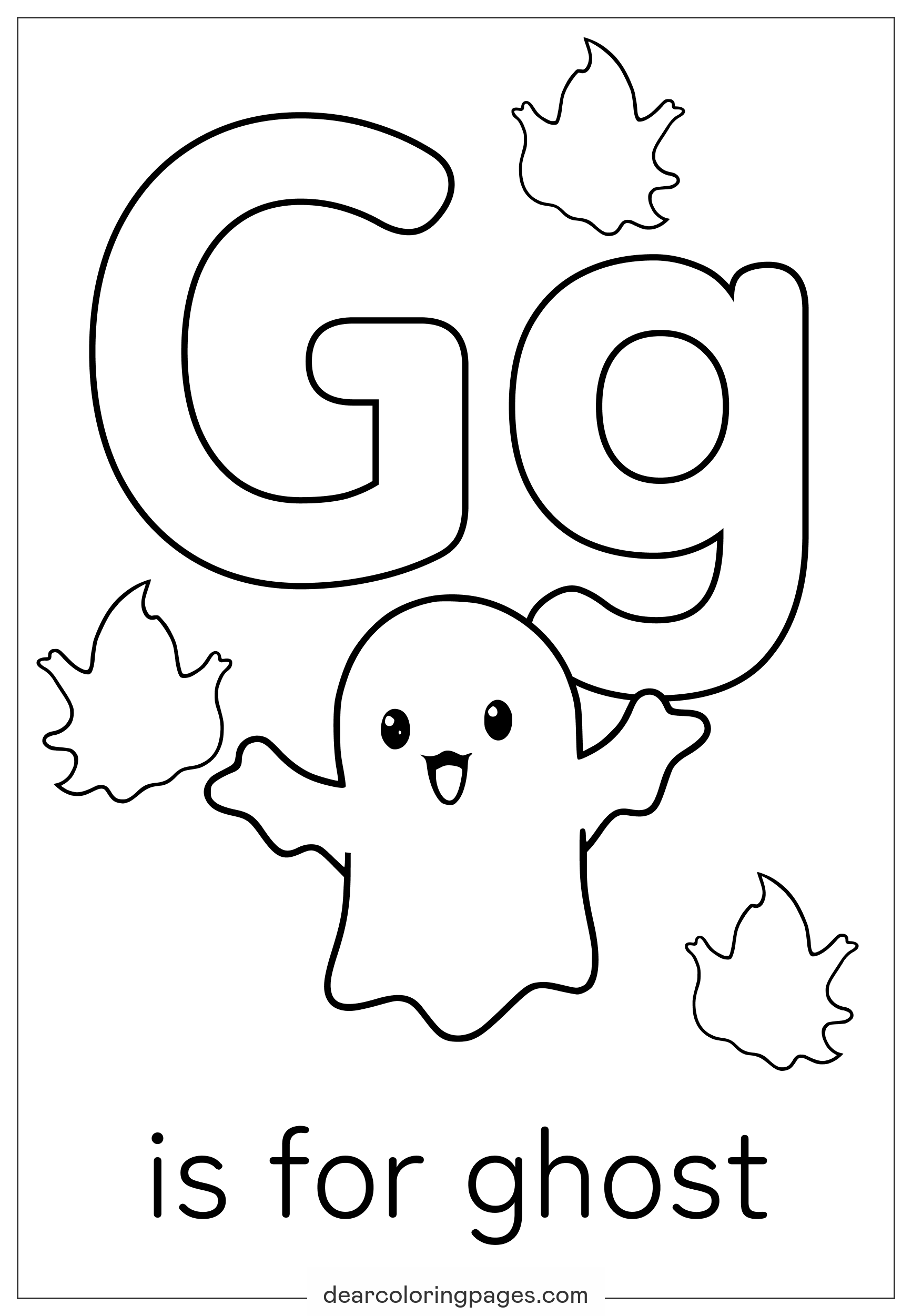 Letter G Coloring Pages - 13 Free Printable Coloring Pages