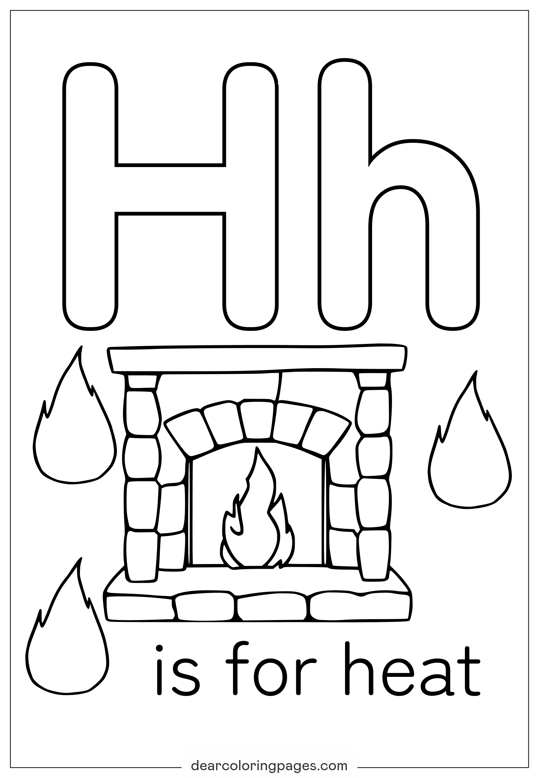 Letter H Coloring Pages - 13 Free Printable Coloring Pages