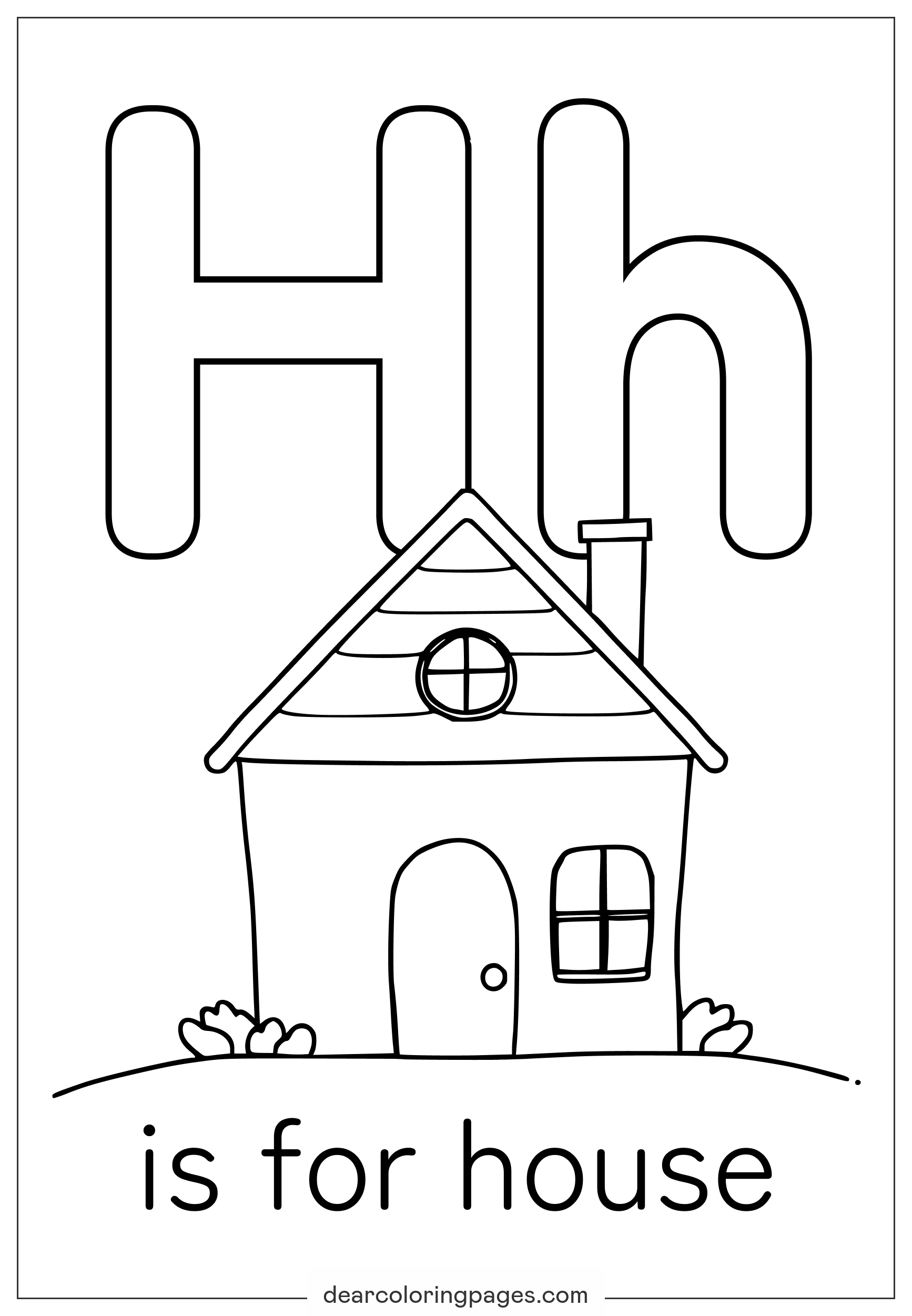 Letter H Coloring Pages - 13 Free Printable Coloring Pages