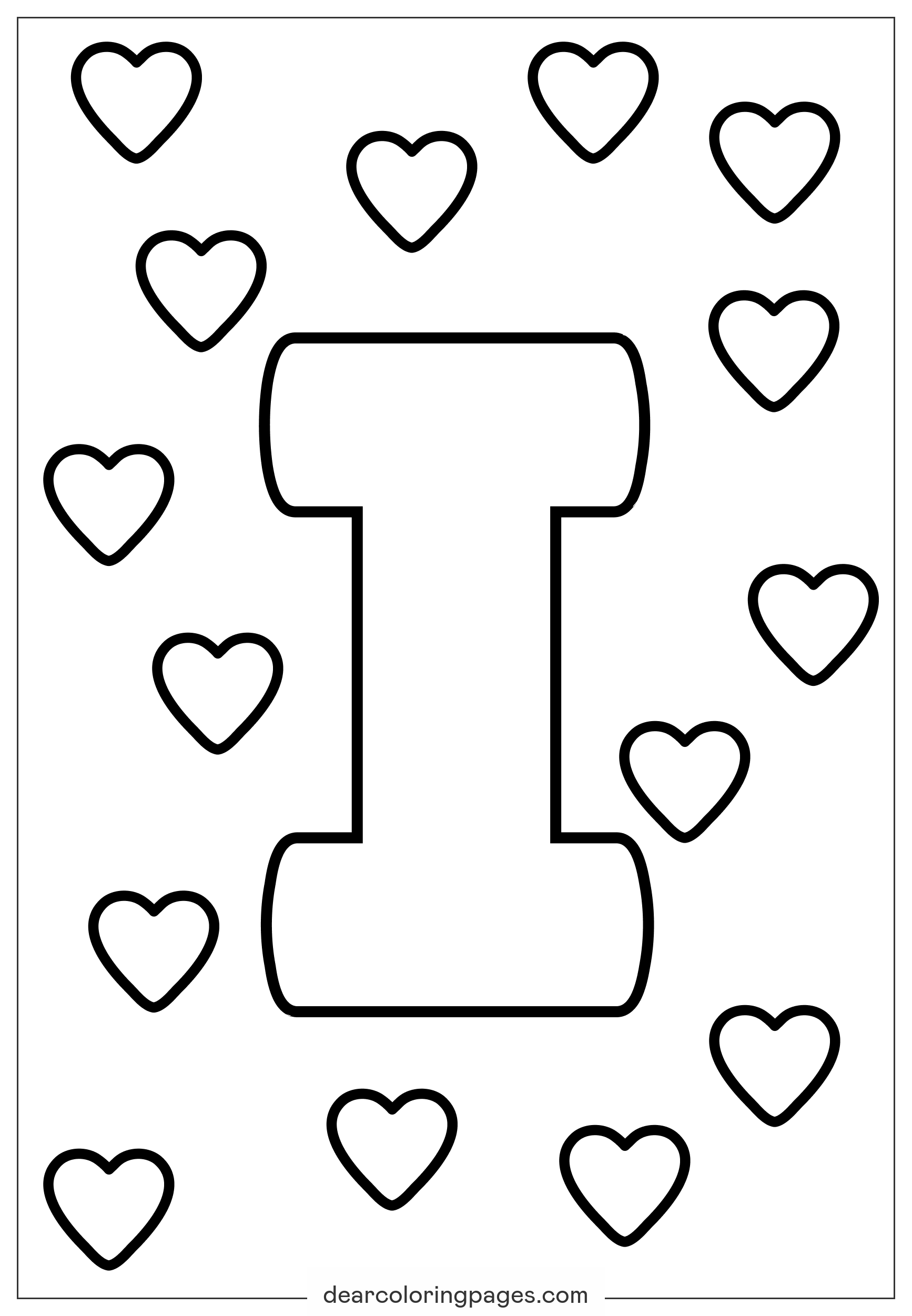 Letter I Coloring Pages - 12 Free Printable Coloring Pages