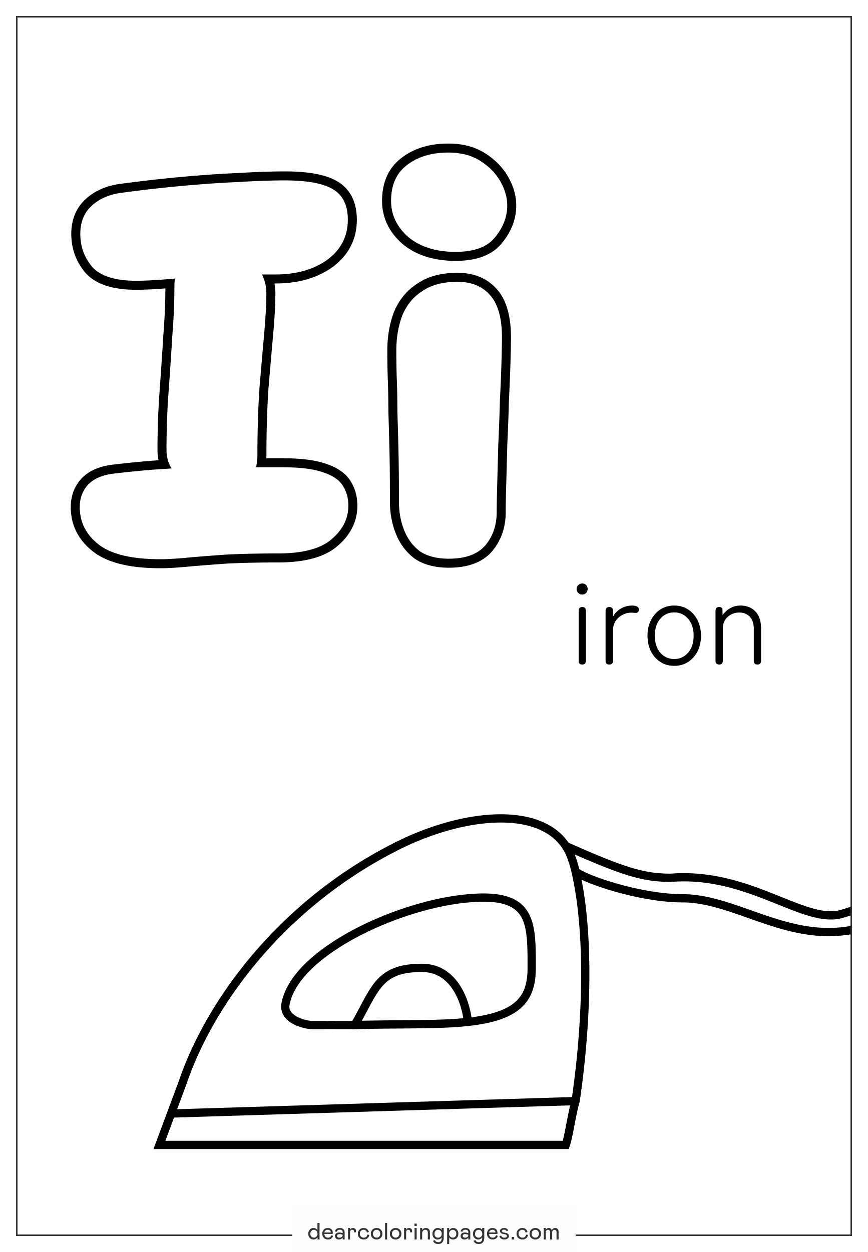 Letter I Coloring Pages - 12 Free Printable Coloring Pages