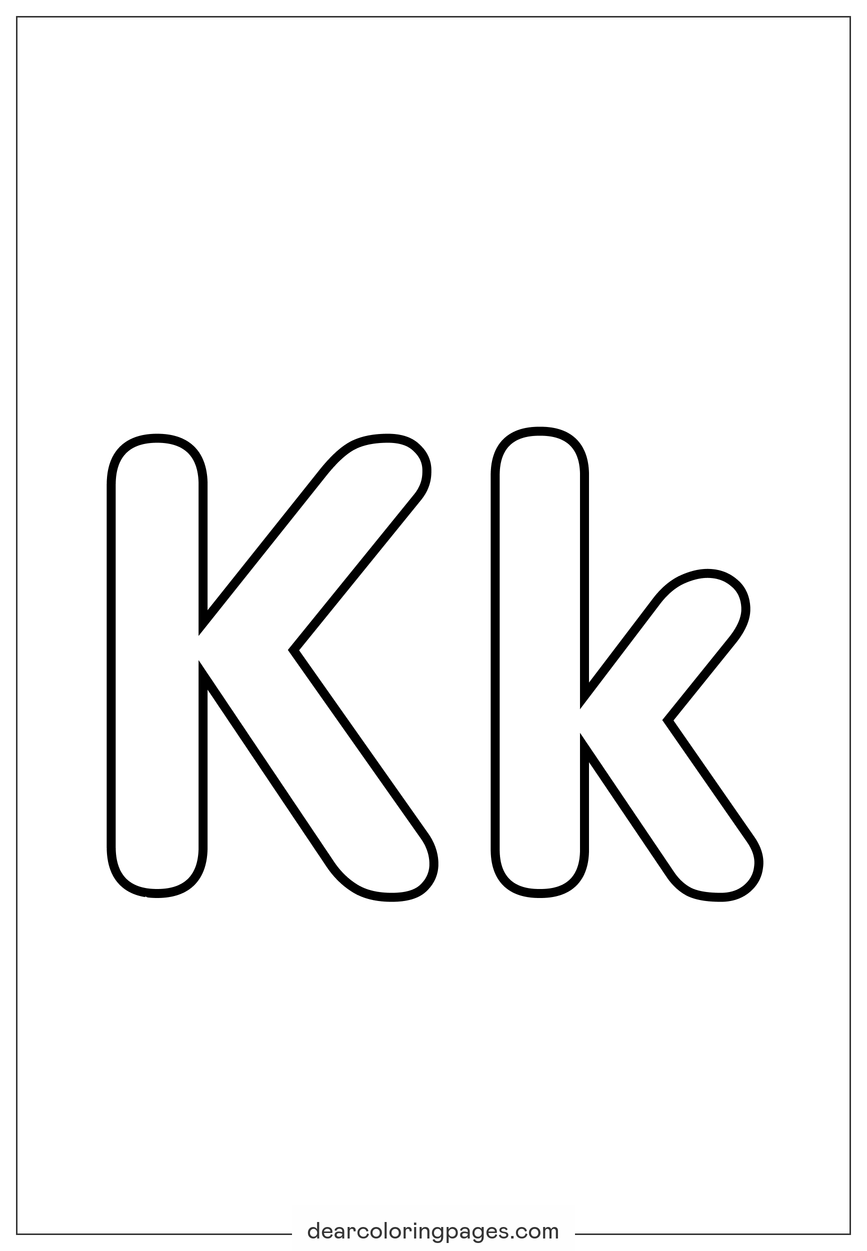 Letter K Coloring Pages - 13 Free Printable Coloring Pages