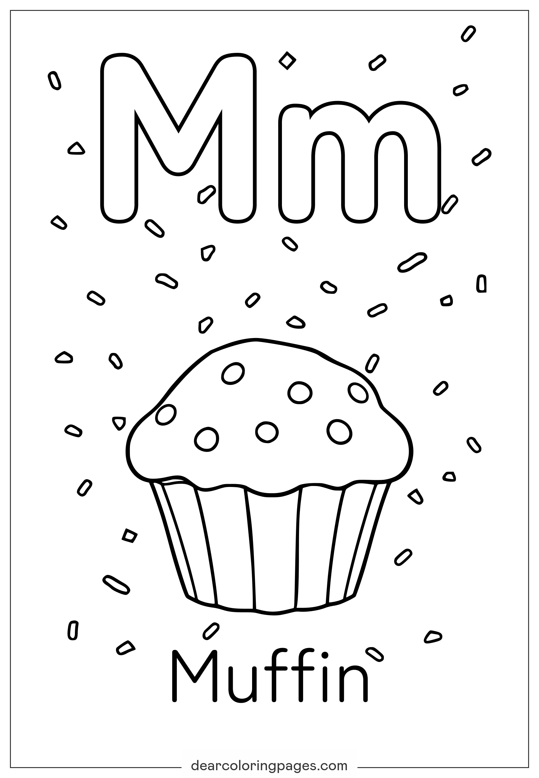 Letter M Coloring Pages - 12 Free Printable Coloring Pages
