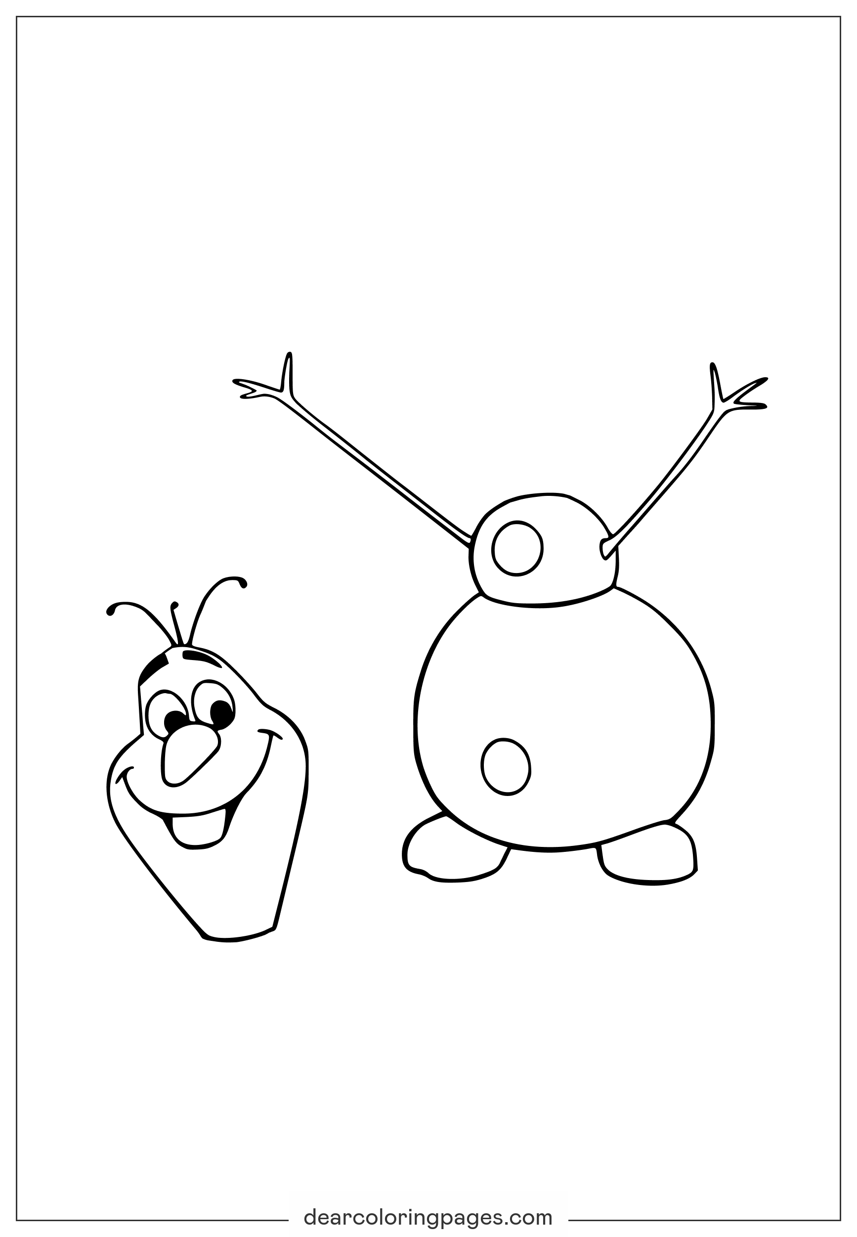 Olaf Coloring Pages - 15 Free Printable Coloring Pages