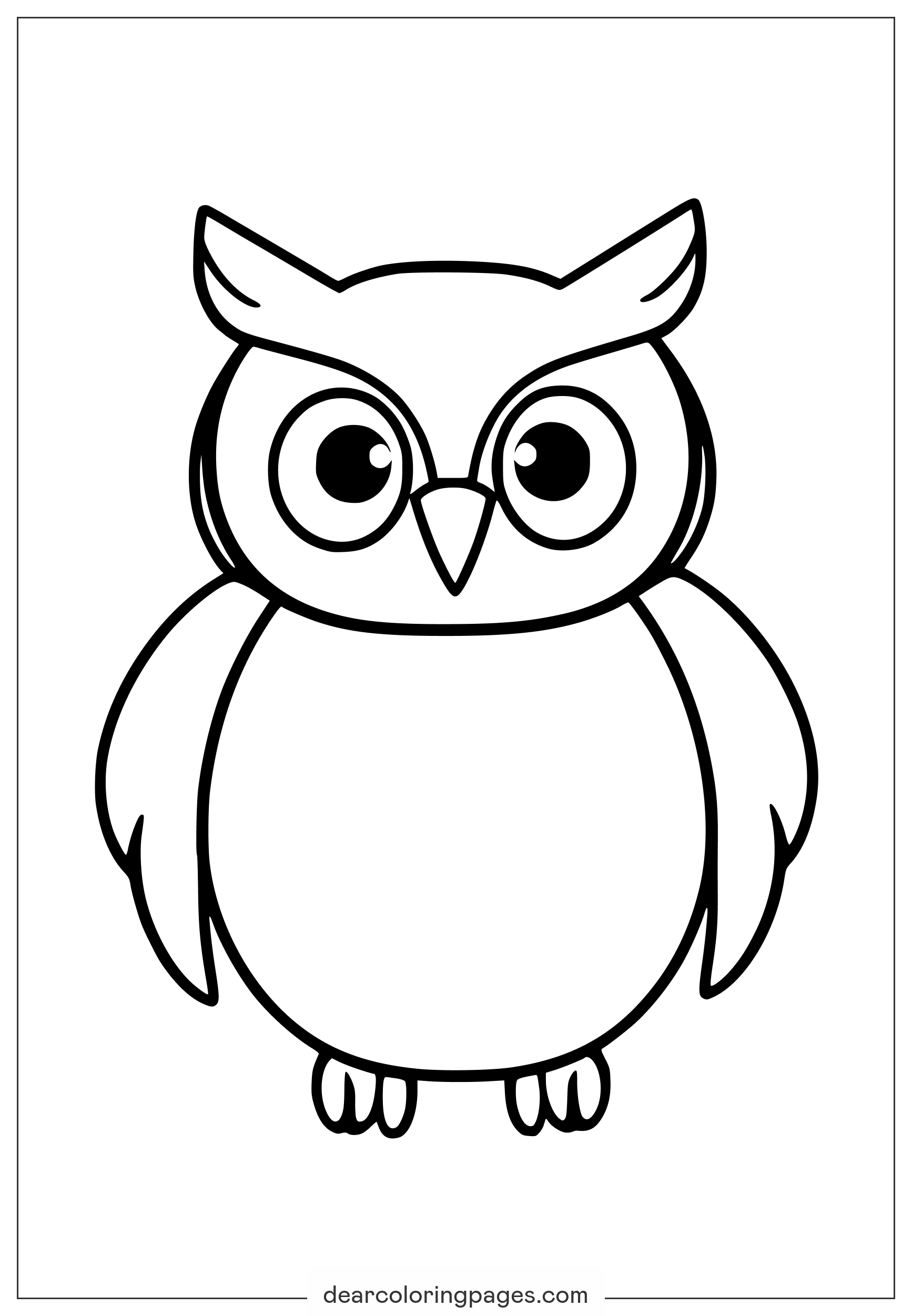 Dibujos para Colorear de Búho - 20 Diseños Gratuitos