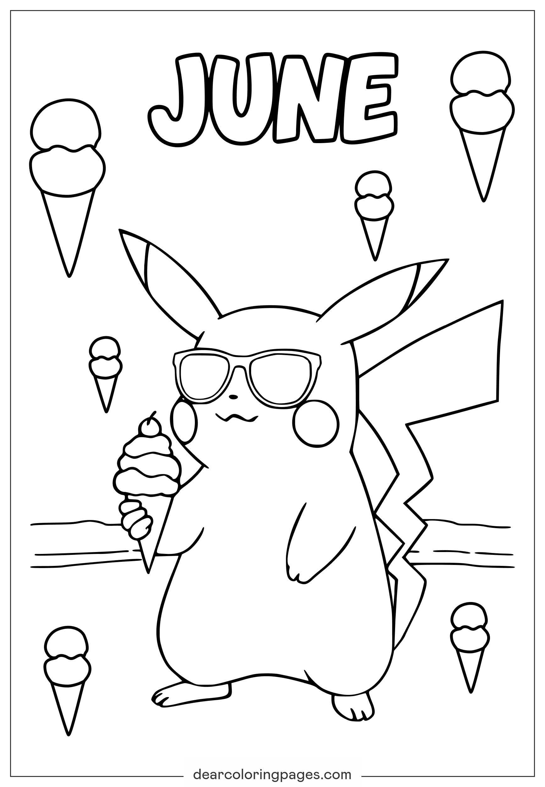 Pikachu Coloring Pages - 41 Free Printable Coloring Pages