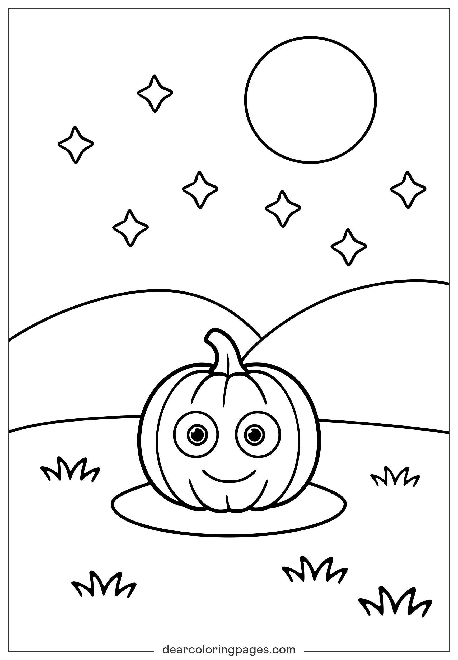 Coloriages Citrouille – 19 Dessins Gratuits