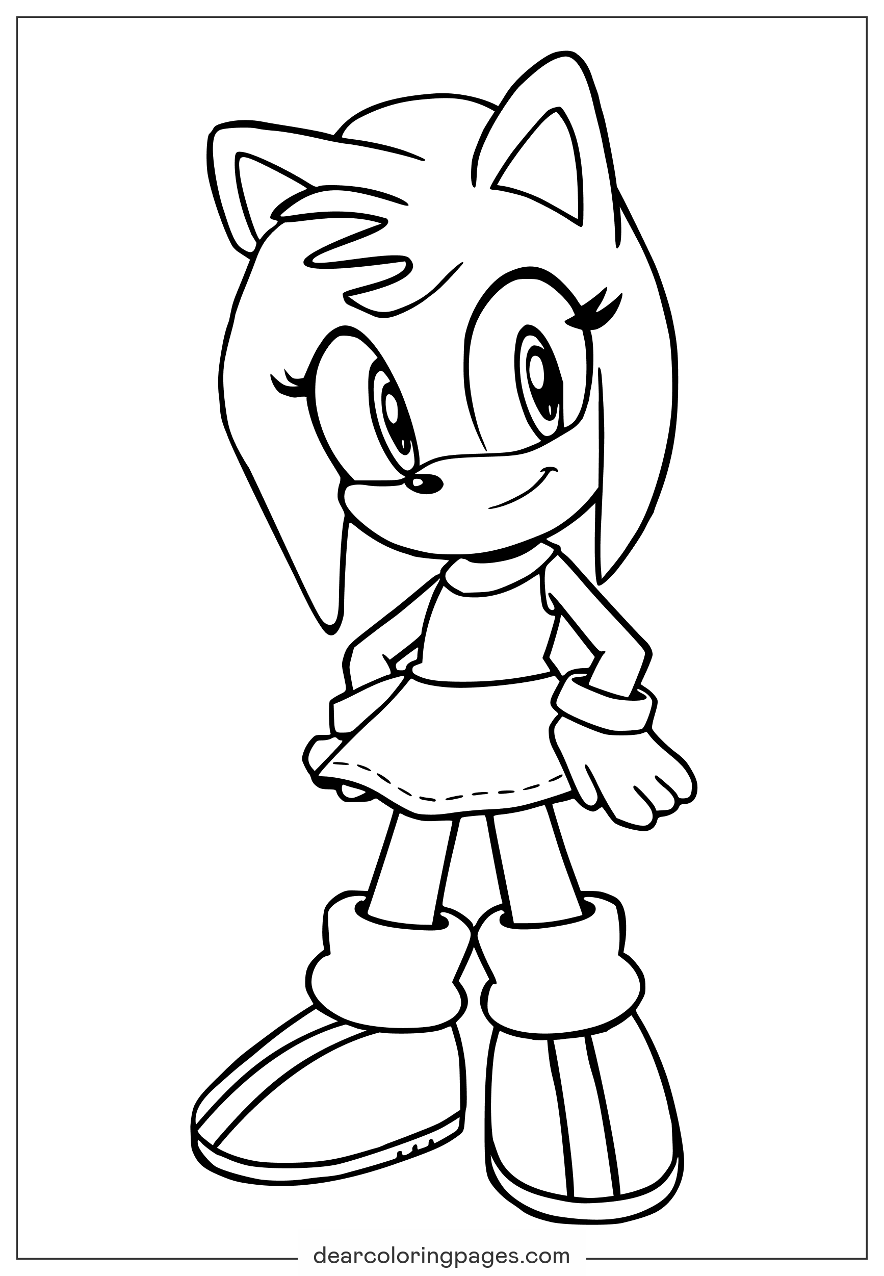 Disegni da Colorare di Sonic - 29 Design Gratuiti