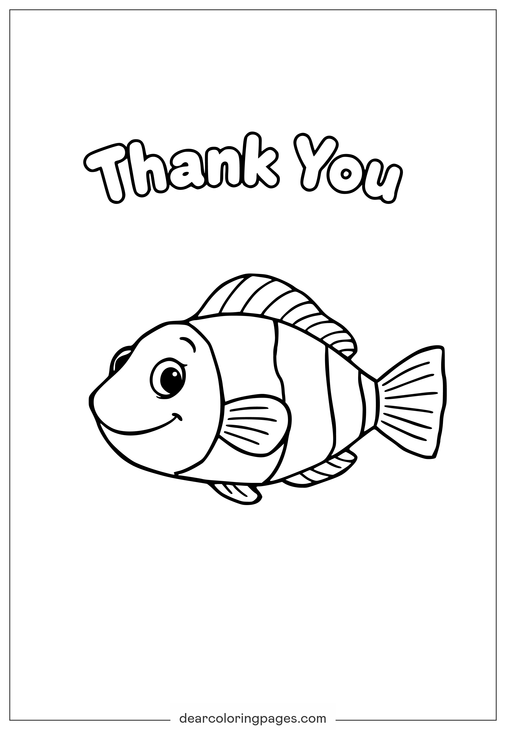 Thank You Coloring Pages - 15 Free Printable Coloring Pages