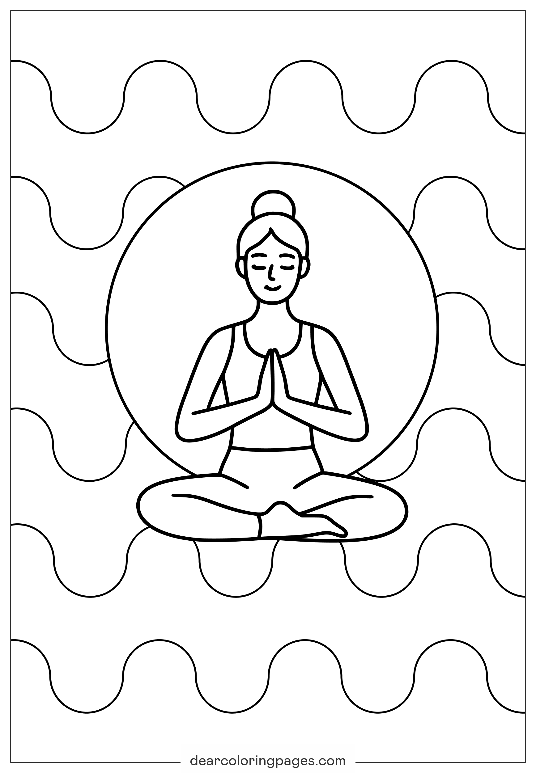Yoga Coloring Pages - 13 Free Printable Coloring Pages